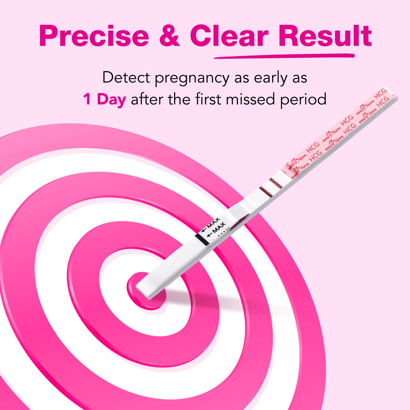 Easy@Home Pregnancy Test Kit: 20 Pack for Early Urine hCG Detection ...